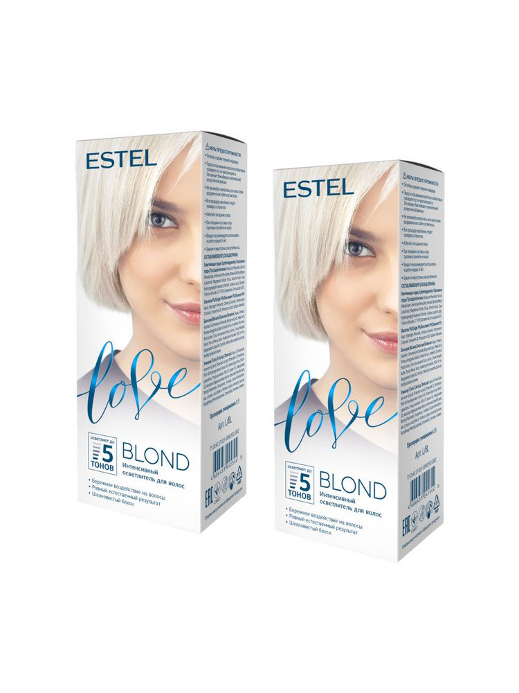 ESTEL Осветлитель LOVE BLOND (набор, 2шт.) купить на OZON по низкой цене в Казахстане, Алматы ...