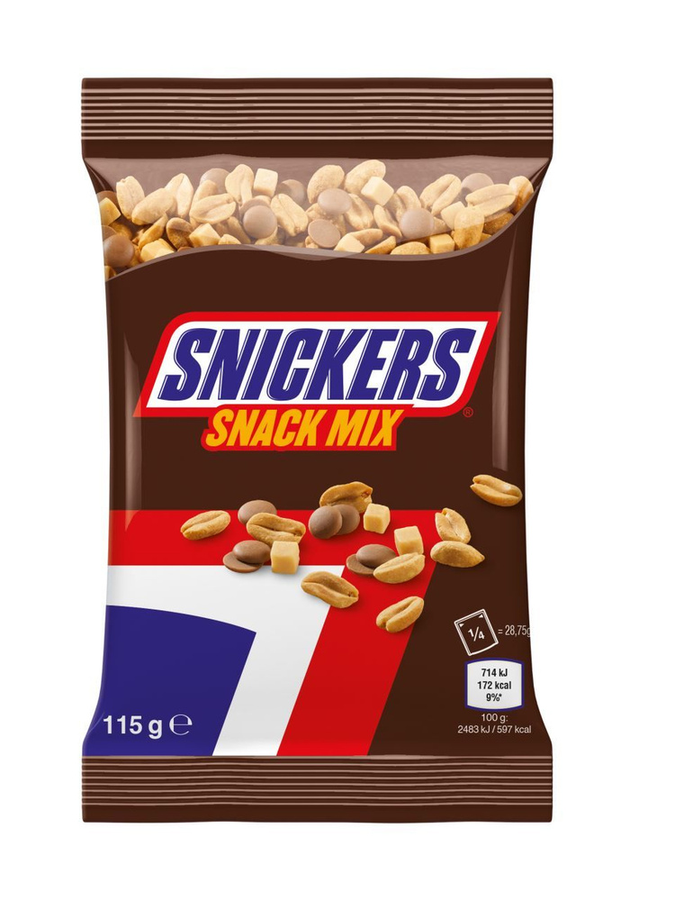 Шоколадные конфеты, Snickers Snack Mix, 115 гр - купить с доставкой по ...