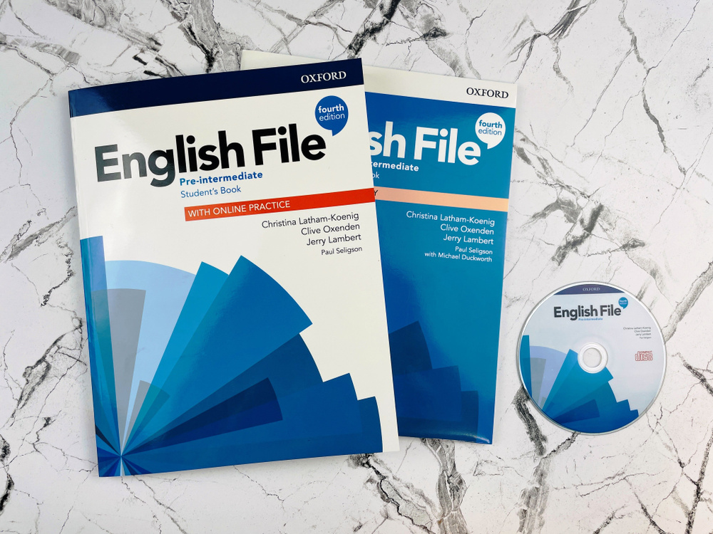 English File Pre Intermediate 4Th Edition купить на OZON по низкой цене в Казахстане, Алматы ...