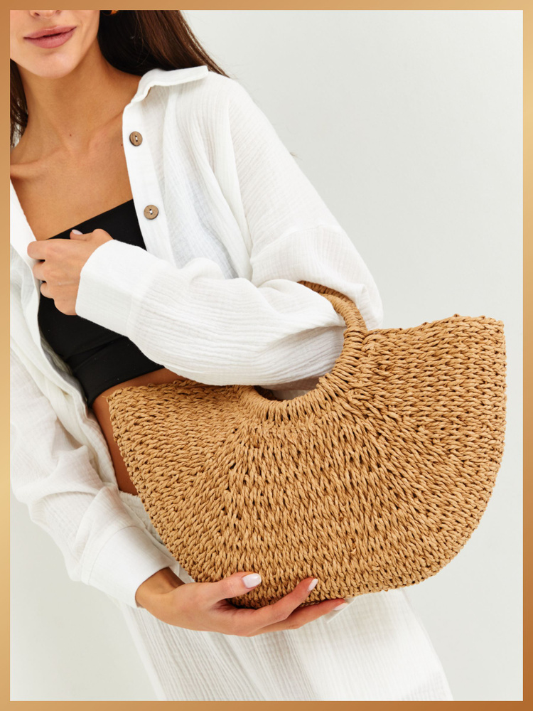 LiliCoco Сумка пляжная - купить с доставкой по выгодным ценам в интернет-магазине OZON (1563929041)