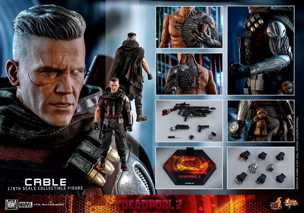 Фигурка Hot Toys Deadpool 2 Cable MMS583 1/6 Action Figure купить на ...
