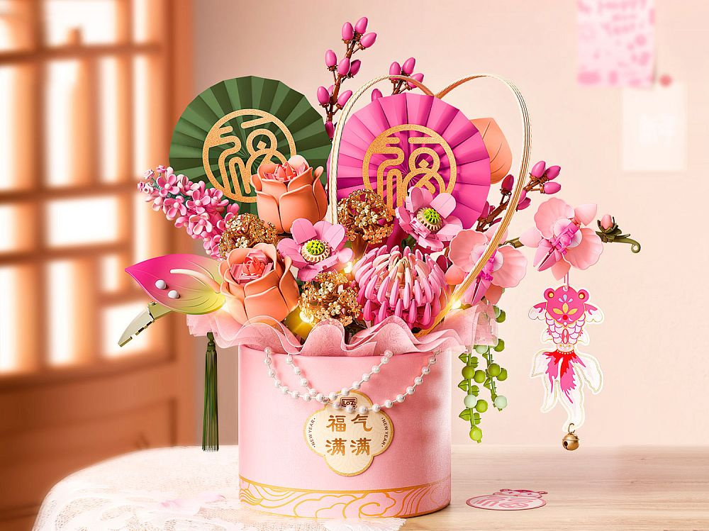 Конструктор LOZ Букет на удачу, 1964_MK купить на OZON по низкой цене (2090506417)