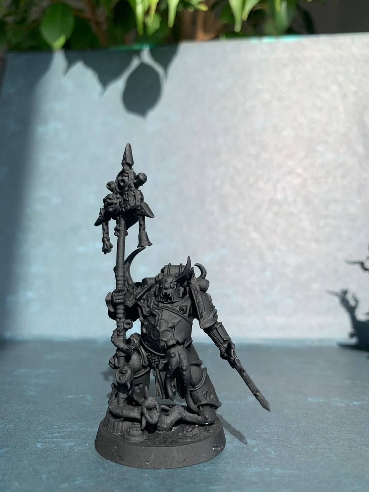 Миниатюра Warhammer 40000. Plague Marine - Clotticus - Icon of Despair ...