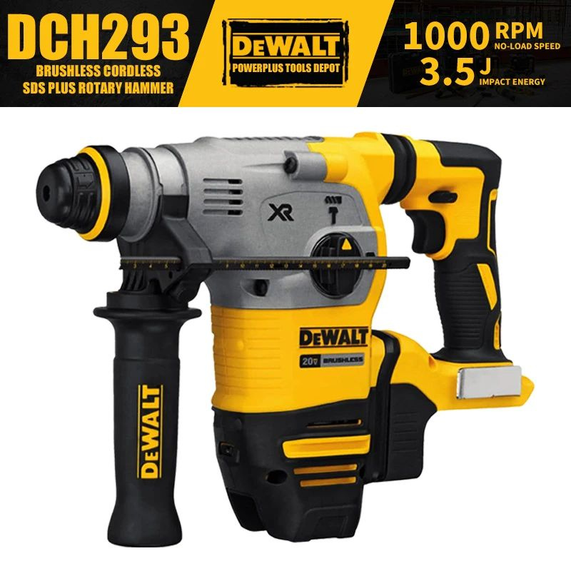 DEWALT DCH293 1-1/8in XR Бесщеточный аккумуляторный роторный молоток ...