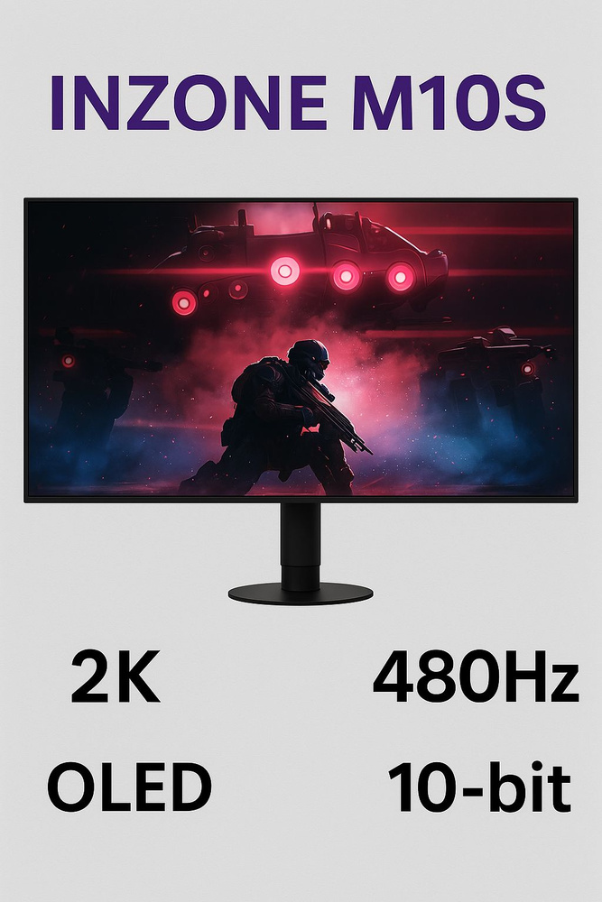 Sony 27" Монитор Sony INZONE M10S 2k.480hz.OLED, черный купить на OZON по низкой цене в Беларуси ...