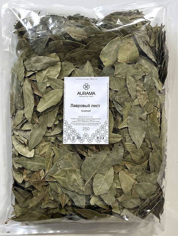 ЛАВРОВЫЙ ЛИСТ сушеный, AURAMA, (пакет), 250 г. - купить с доставкой по ...