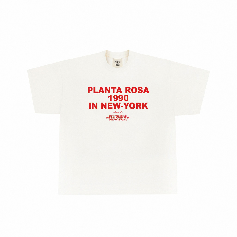 Футболка Мужской, Женский Planta Rosa белый, размер 46 Хлопок Логотип ...