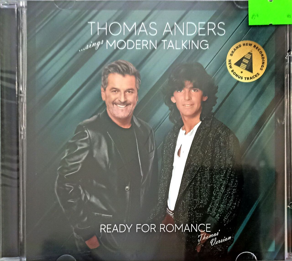 Thomas Anders sings Modern Talking - Ready For Romance (Thomas Version 2025). 2 CD. Лицензия ...
