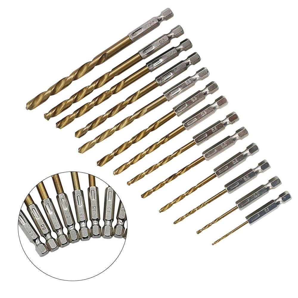 OZ-OCAR-/4 Hex Shank1.5-6.5mm Drill Bits HSS High Speed Steel Drill Bit ...