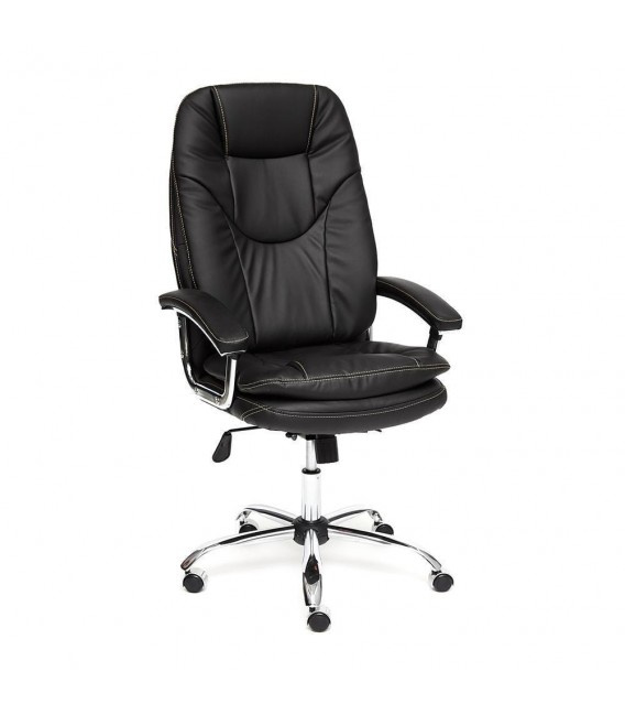 TetChair Кресло SOFTY Lux, иск. кожа, черный купить на OZON по низкой цене (644220680)