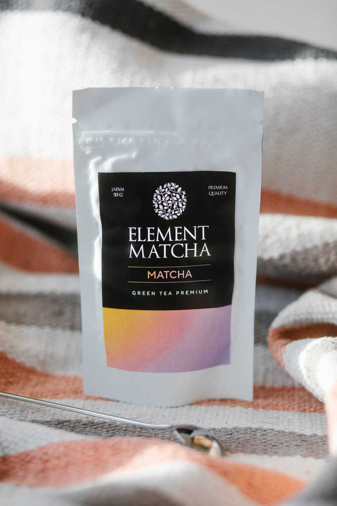 Матча Element Matcha Премиум зеленая без добавок без сахара натуральный ...