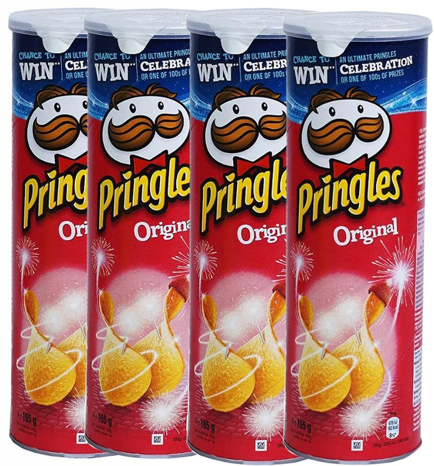 Чипсы Pringles, Original, 165 г, 4 шт. - купить с доставкой по выгодным ...