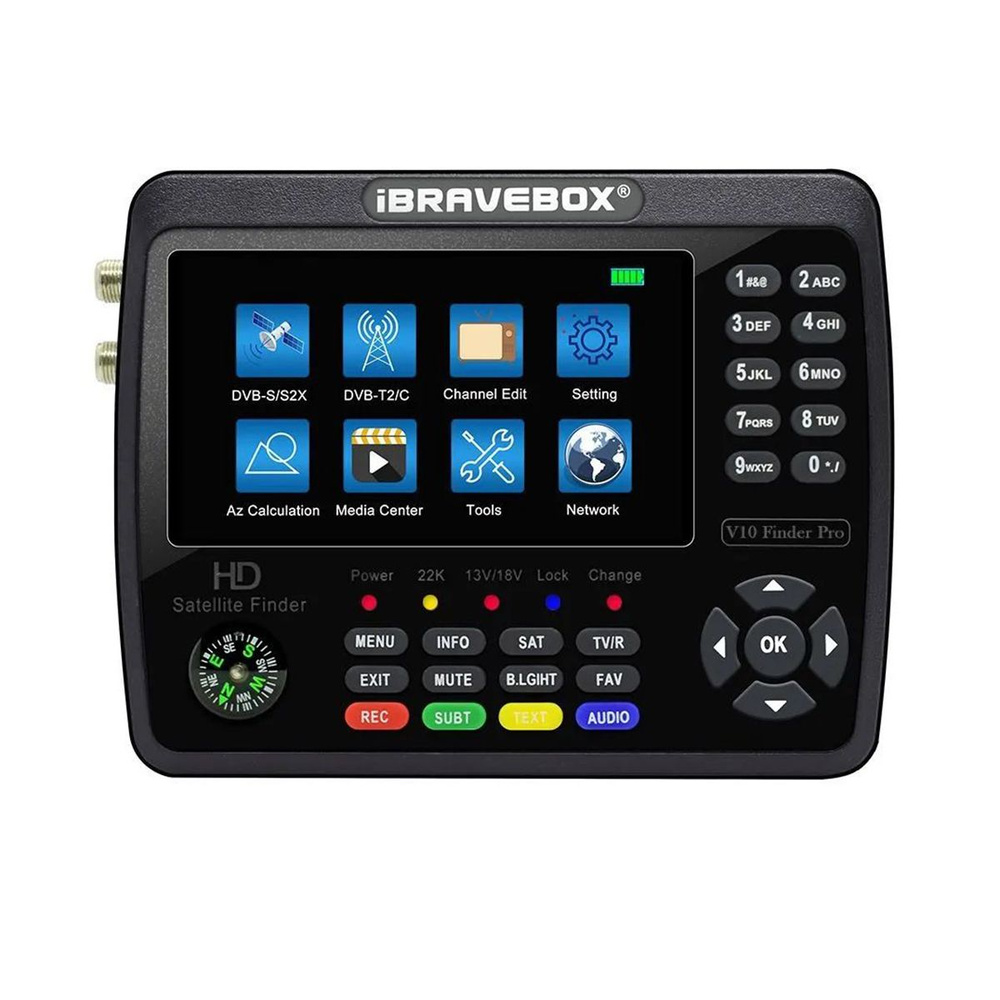 Измеритель сигнала V10 Finder Pro, S2X+T2 - купить с доставкой по ...