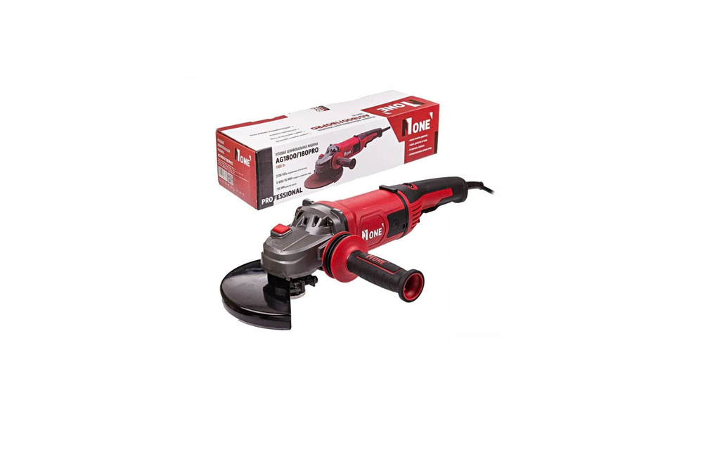 Шлифмашина угловая NUMBER ONE Углошлифовальная машинка AG1800/180-PRO ...