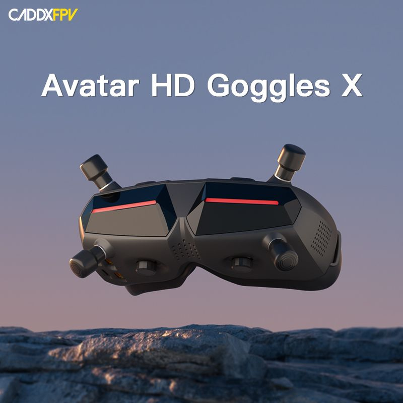 CADDX FPV Walksnail Avatar HD Goggles X Цифровой HD 1080p кроссовер FPV ...