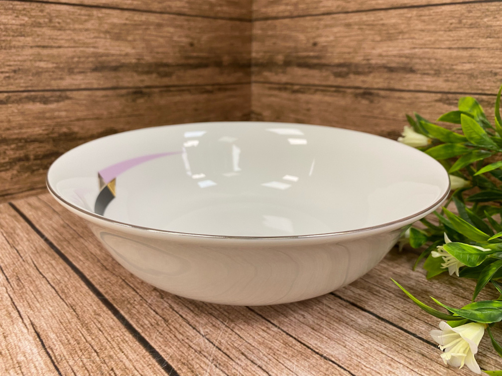 Салатник Thun "Сиренево-черная стрела" купить по низкой цене с доставкой в интернет-магазине ...