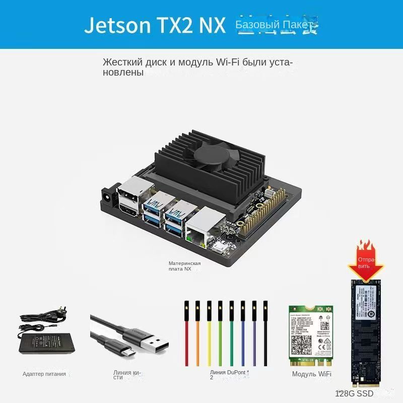 NVIDIA Jetson TX2 NX Комплект разработки интеллектуальных систем - купить с доставкой по ...