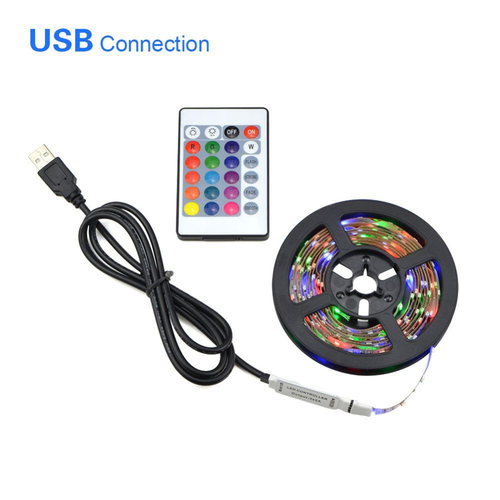 Светодиодная лента RGB с пультом 12В, IP67 / 15 метров. - купить по ...