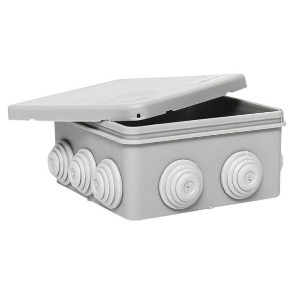 Коробка распределительная EKF PROxima КМР-030-014 с крышкой (100х100х50), 10 мембр. вводов IP55 ...