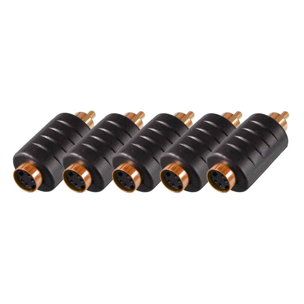 Переходник S-Video (Mini DIN 4 pin) "мама" - RCA "Тюльпан" "папа ...