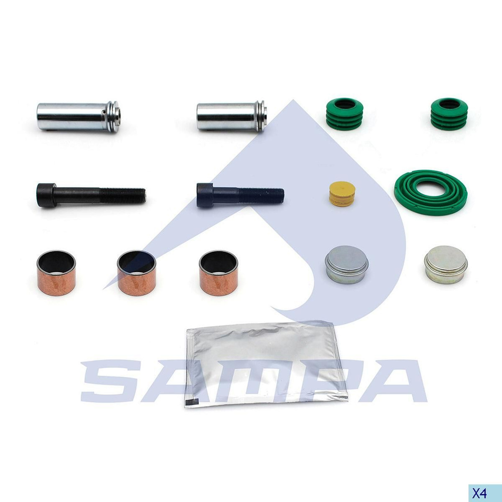 Ремкомплект суппорта WABCO PAN17 (толкатели,болты,пыльники,втулки ...