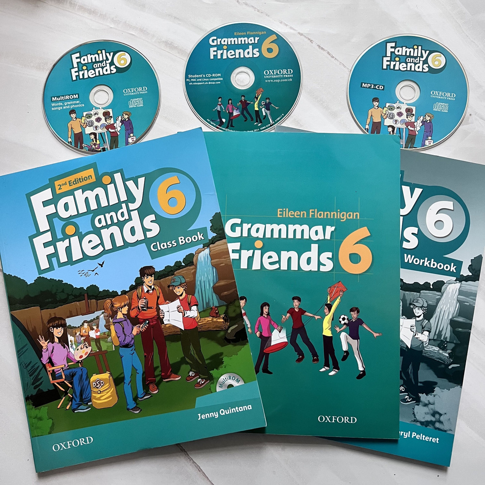 Family and friends 6 + Grammar friends 6 + CDs - купить с доставкой по ...