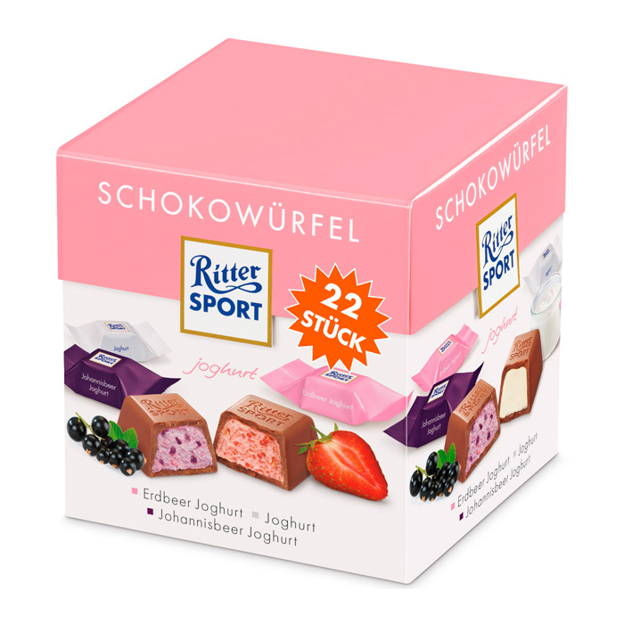 Шоколадные конфеты Риттер Спорт Шоко Бокс Йогурт / Ritter Sport Choco ...