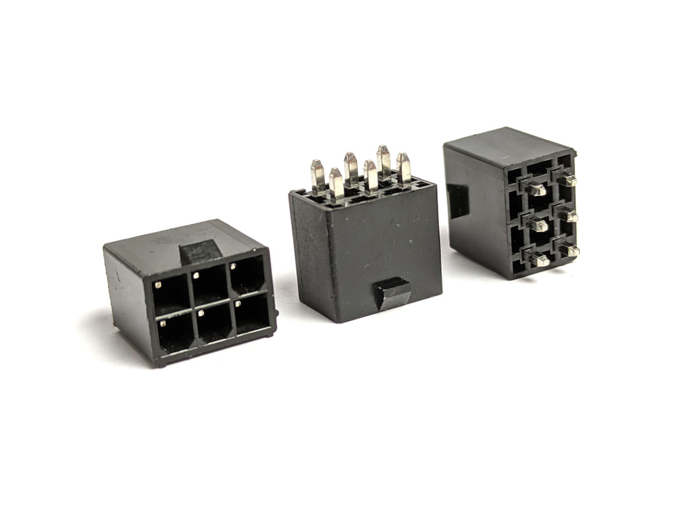 Разъeм для ремонта модульного блока питания 6 пин PCI-E 5557 прямые ...