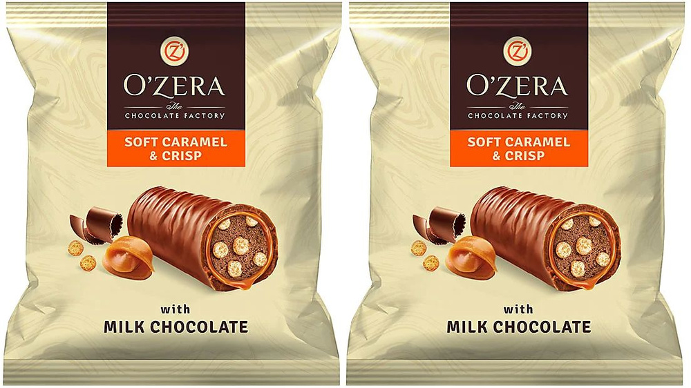 OZera, конфеты Caramel&Crisp, 2 пачки по 500 грамм - купить с доставкой по выгодным ценам в ...