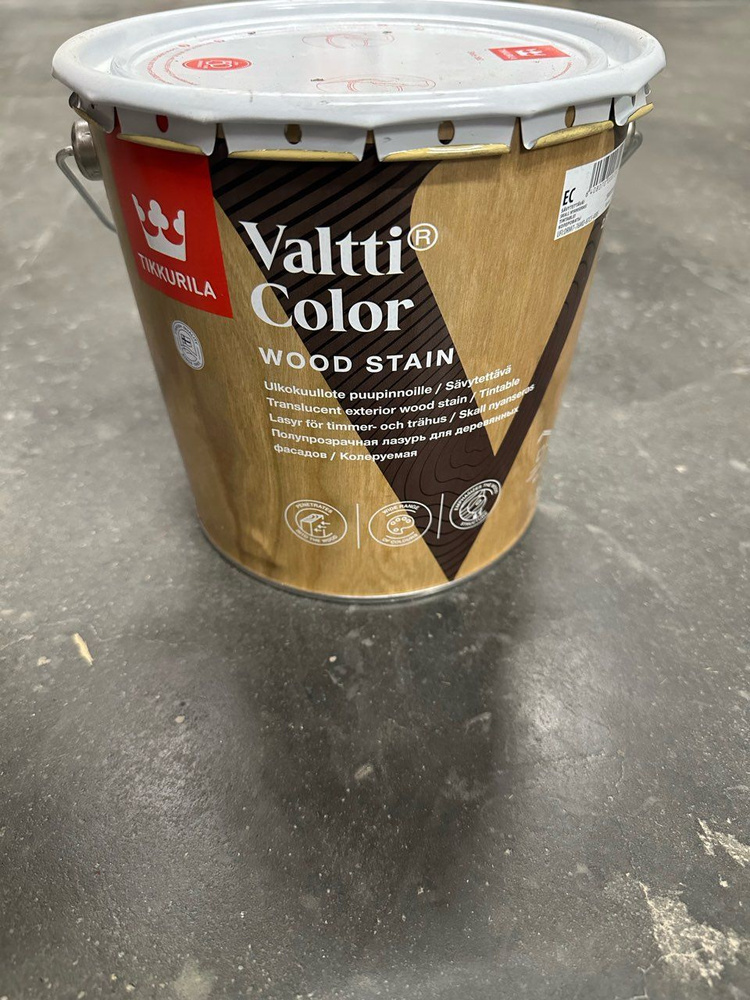 TIKKURILA Valtti Color Classic (2,7 л), ЛАЗУРЬ (лак + пропитка) матовая ...