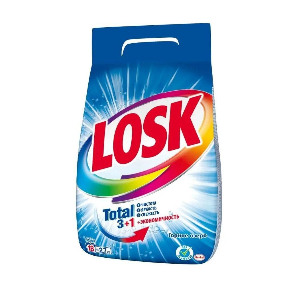 Стиральный порошок Лоск Горное Озеро 2,7кг - купить с доставкой по ...