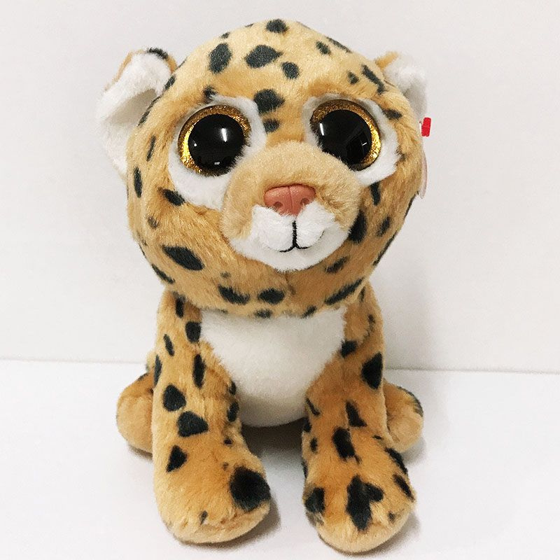 20cm Гепард Игрушка плюшевая Cheetah Ty Beanie детский подарок Мальчик ...
