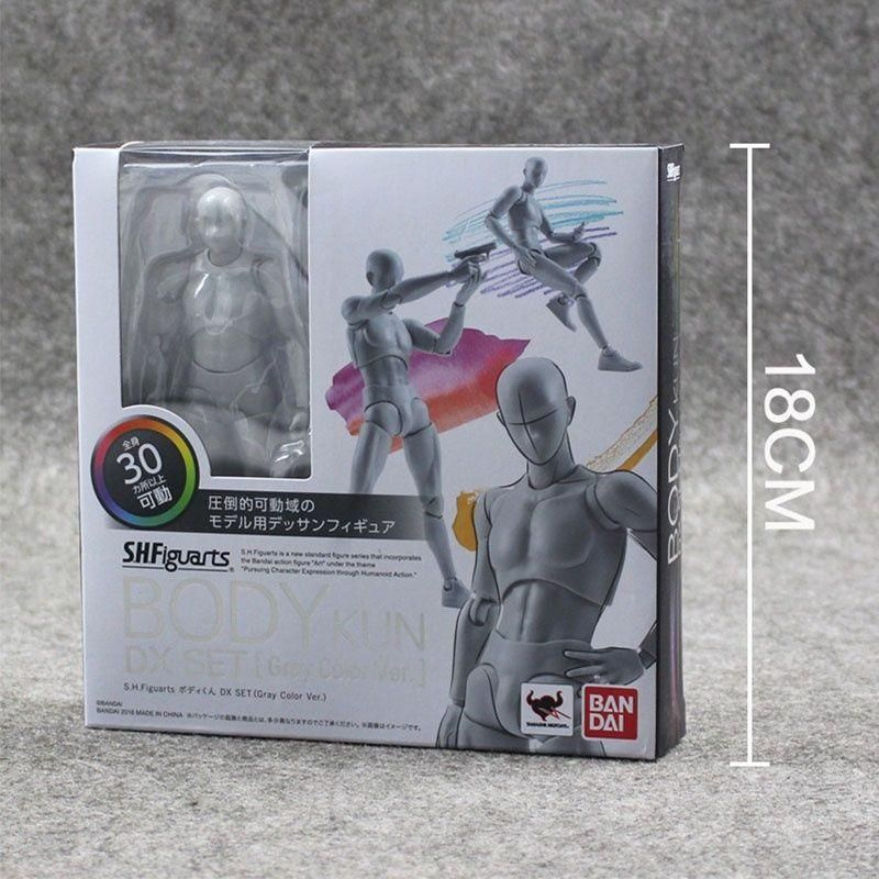 Фигурка-манекен Body Kun SHF, подвижная модель для рисования из ПВХ ...