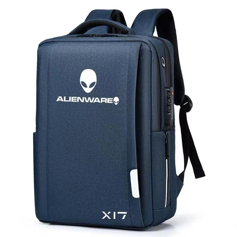 рюкзак для ноутбука alienware/x17 с USB-портом для зарядки, мужской деловой рюкзак большой ...