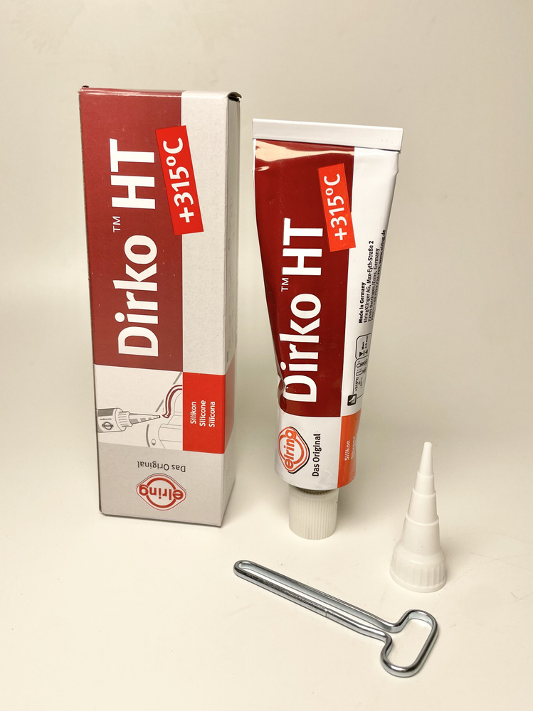 Герметик автомобильный (формирователь прокладок) Dirko HT красный ...