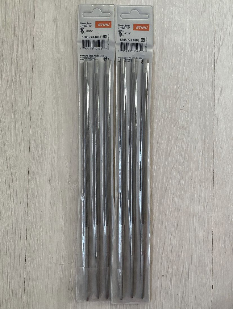 STIHL напильник круглый 4,8мм х 200мм для заточки цепи пильной штиль 7/ ...