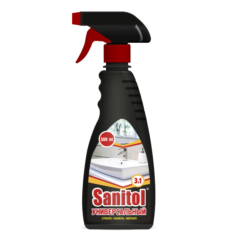 Sanitol Чистящее средство для удаления известкового налета, мыльных ...