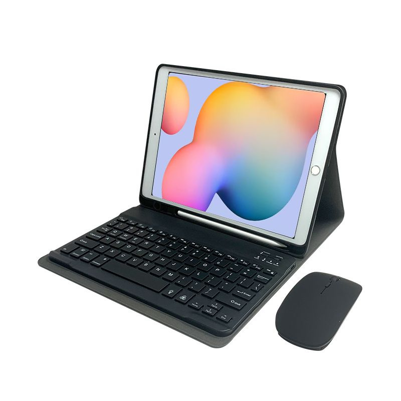 Чехол для Samsung Galaxy Tab A8 с русской клавиатурой и мышью Bluetooth ...