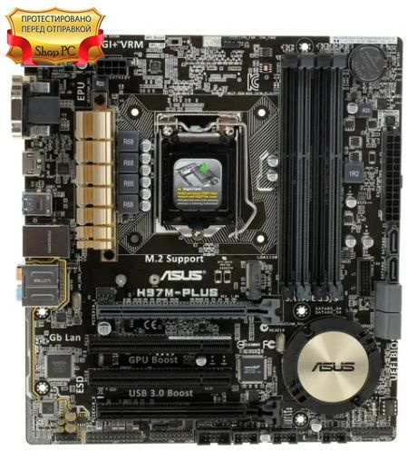 Материнская плата ASUS H97M-PLUS купить по низкой цене с доставкой и ...