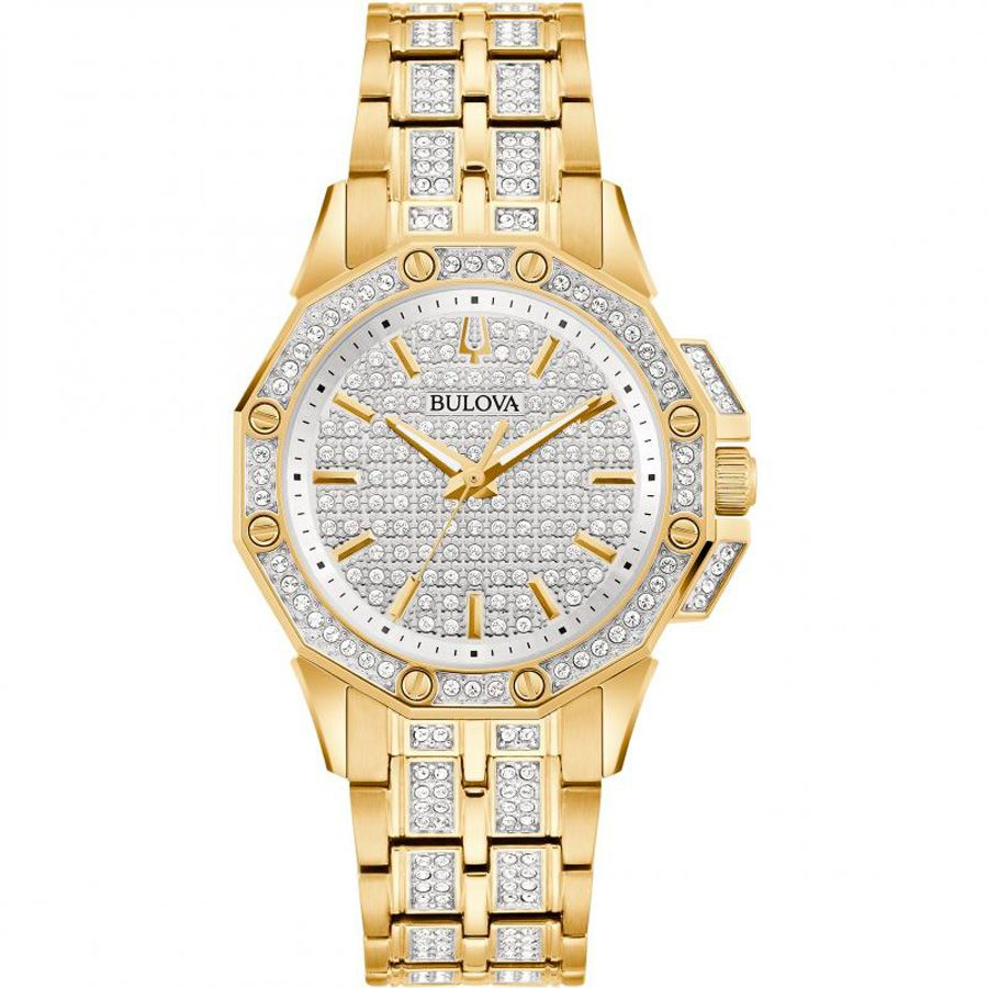 Женские наручные часы Bulova Crystal Octava 98L302 - купить с доставкой ...