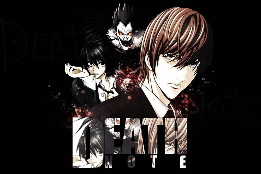 тетрадь смерти аниме постер на стену, 30 см, 20 см - купить в интернет ...