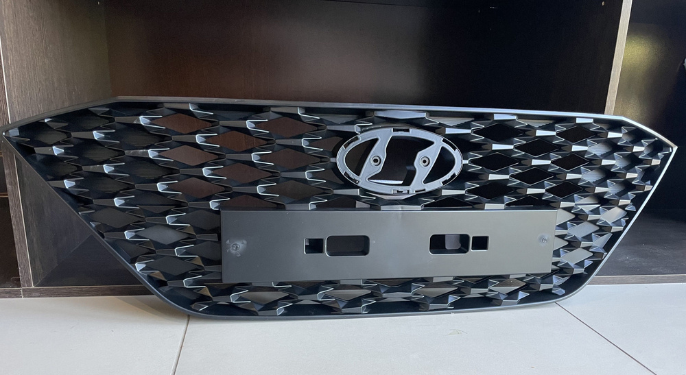 Решетка радиатора Hyundai Solaris/Солярис 2021/2022/2023 - Hyundai-KIA ...
