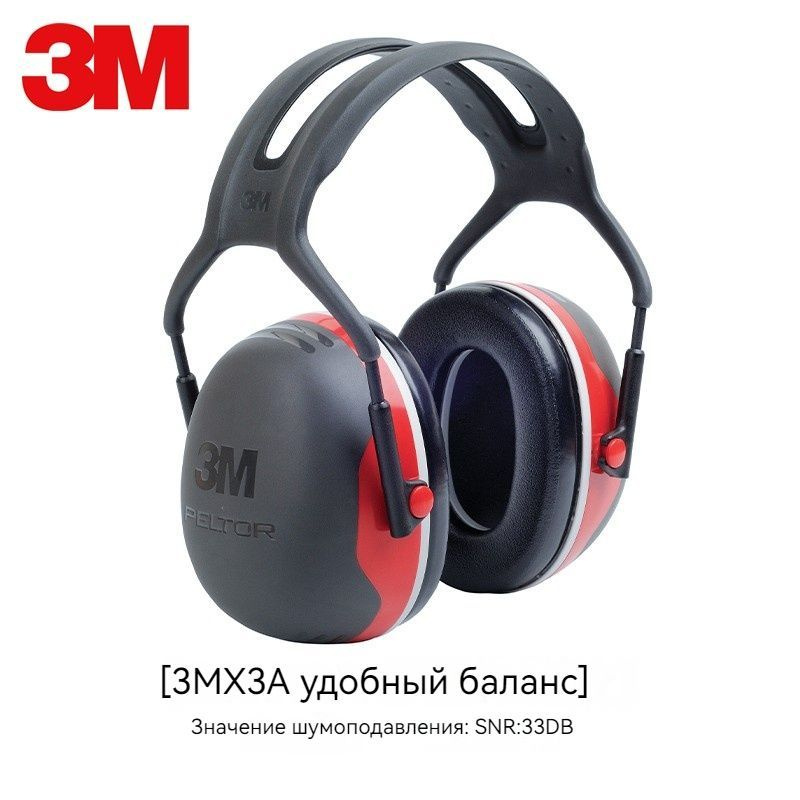Шумоподавляющие и звуконепроницаемые наушники 3M PELTOR X3A (SNR-33db ...
