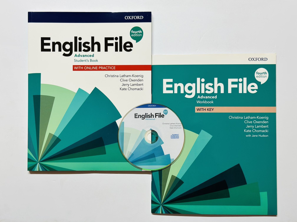 English File Advanced 4th Fourth Edition, Четвертое Издание: Student's + Workbook + CD (Учебник ...