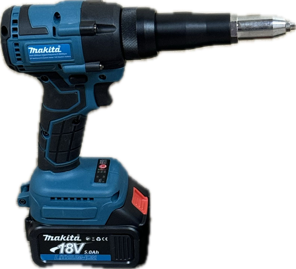 Аккумуляторный заклепочник Макита, 4.8 ММ, LXT, 18V, BLDC MAKITA ...