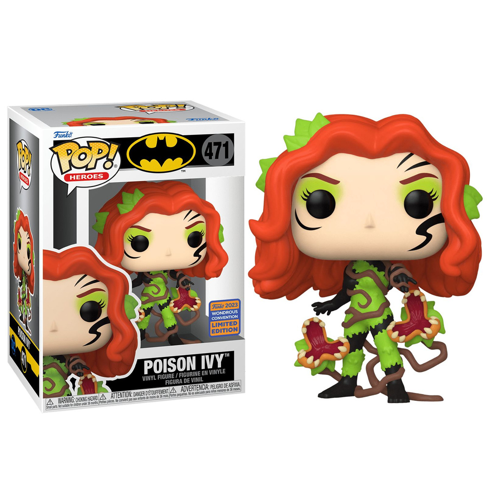 Фигурка Funko POP Poison Ivy with Vines со стикером (Эксклюзив Wondrous ...