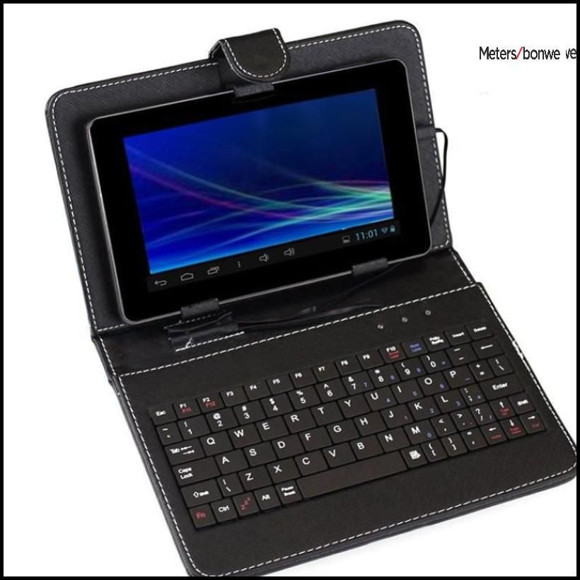 Планшет Кожаный чехол для клавиатуры с мягкой подкладкой, 10",черный ...