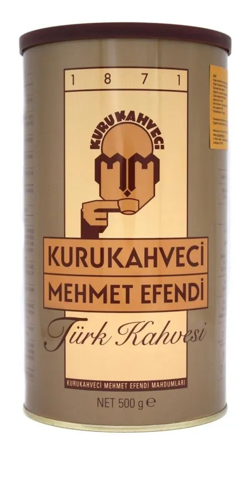 Молотый турецкий кофе KURUKAHVECI MEHMET EFENDI, 500 гр./Мехмет Эфенди ...