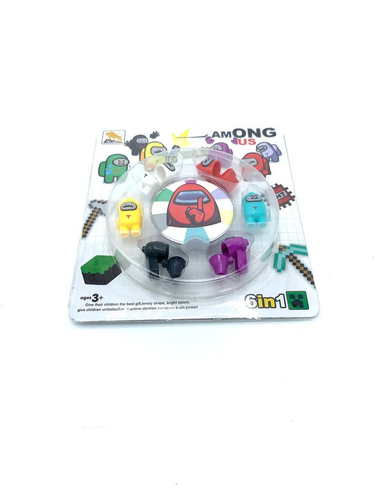 Набор разборных фигурок Амонг Ас 6 в 1 - купить с доставкой по выгодным ...