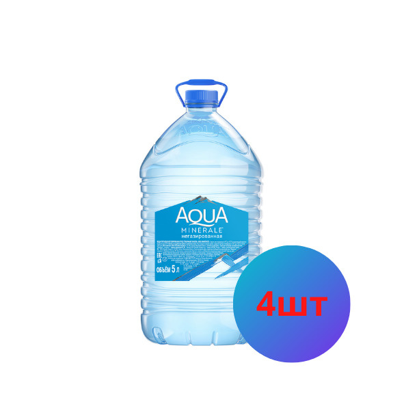 Вода питьевая Aqua Minerale 5л ПЭТ (4 шт.) - купить с доставкой по ...